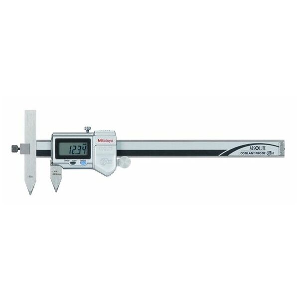 Digital ABS Offset Centerline Caliper Inch Metric 0 404 6 4 IP67 Thumb Roller